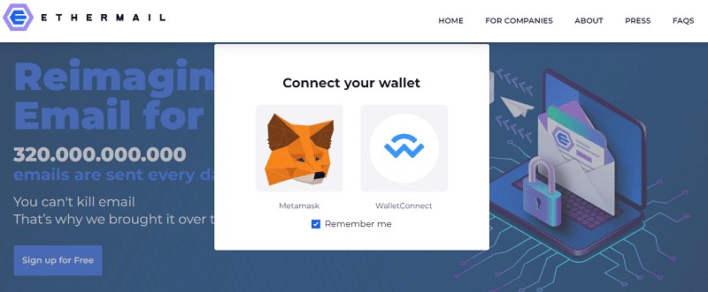 اترمیل (EtherMail) چیست و چه کاربردهایی دارد؟ - آرکاکوین